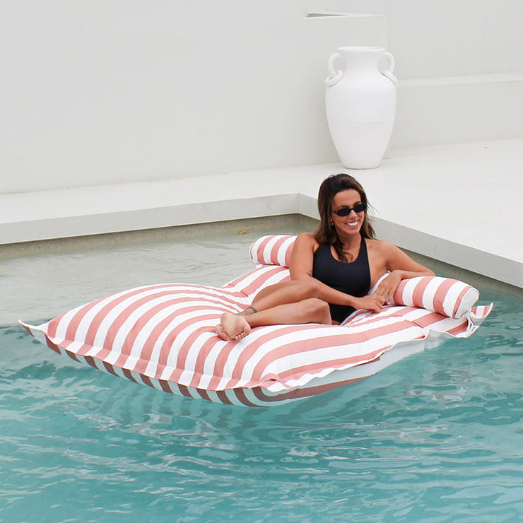 Santorini Pool Float Bean Bag – Luxury Resort-Style Lounger - Mooi Living